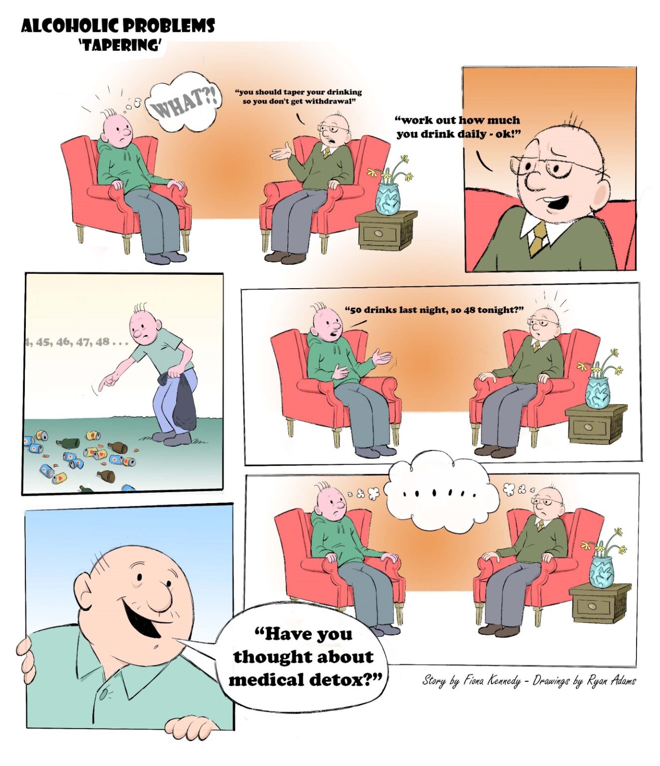 New Comic About Alcoholism - Desistal - Pills to Help Stop Drinking